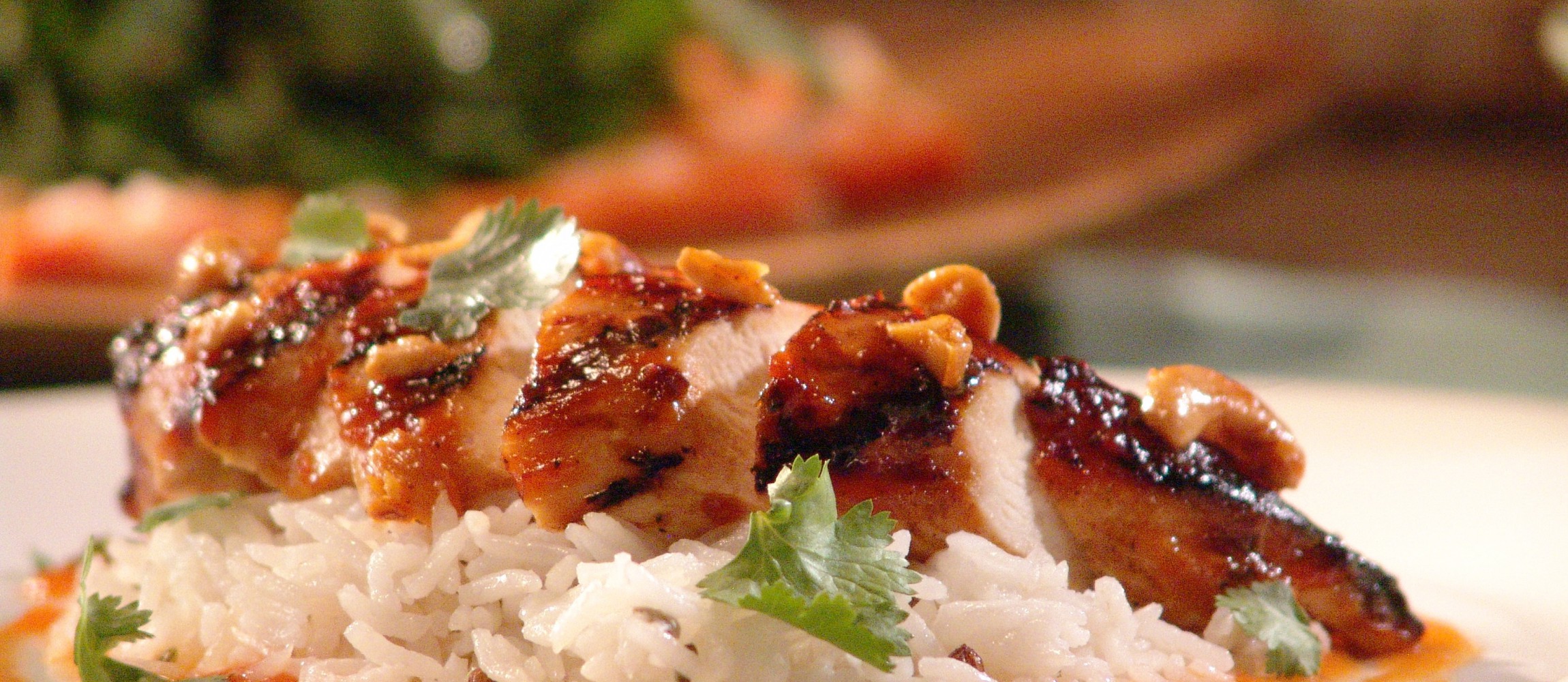 Chicken with Papaya Barbecue Sauce | Recipes - Roger Mooking